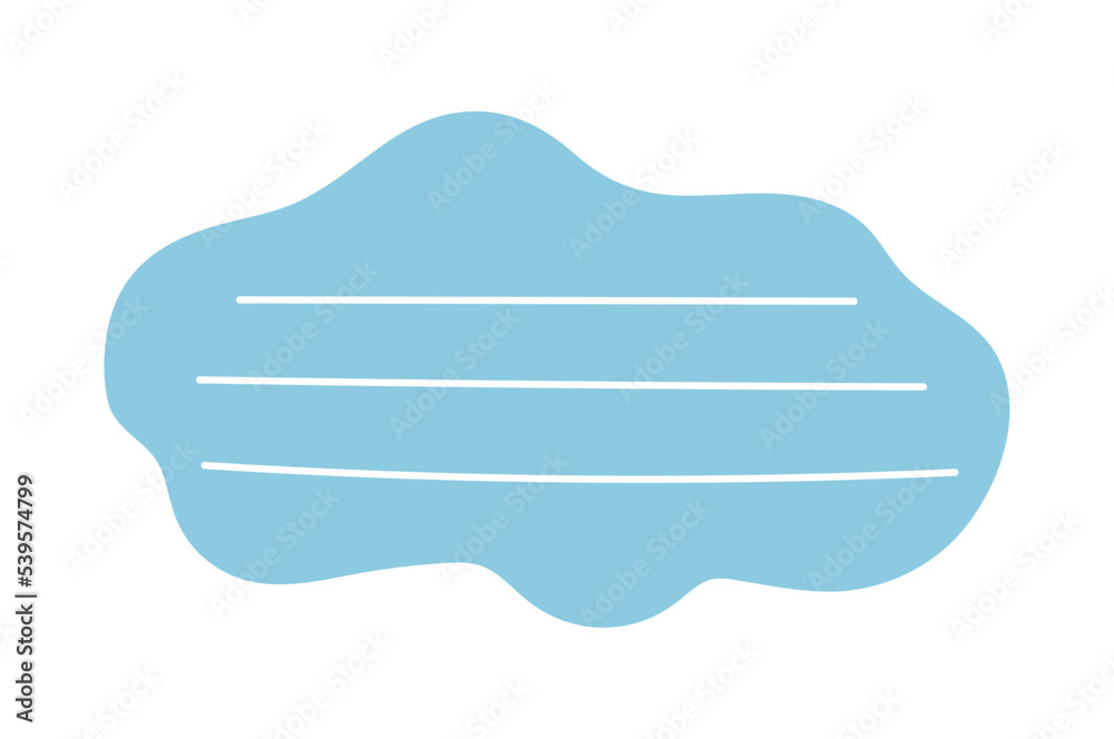 Blue note icon. Piece of paper for notes, organizing efficient workflow ...