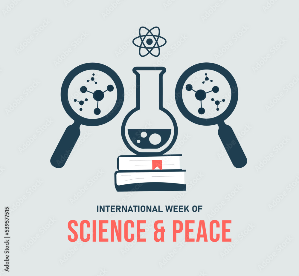 World Science Day for Peace and Development background, Global science ...