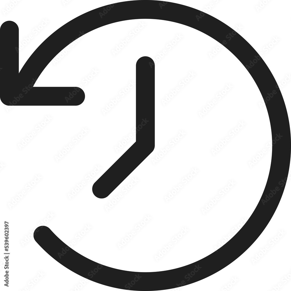 History icons png black and white, Social media interface icon app ...