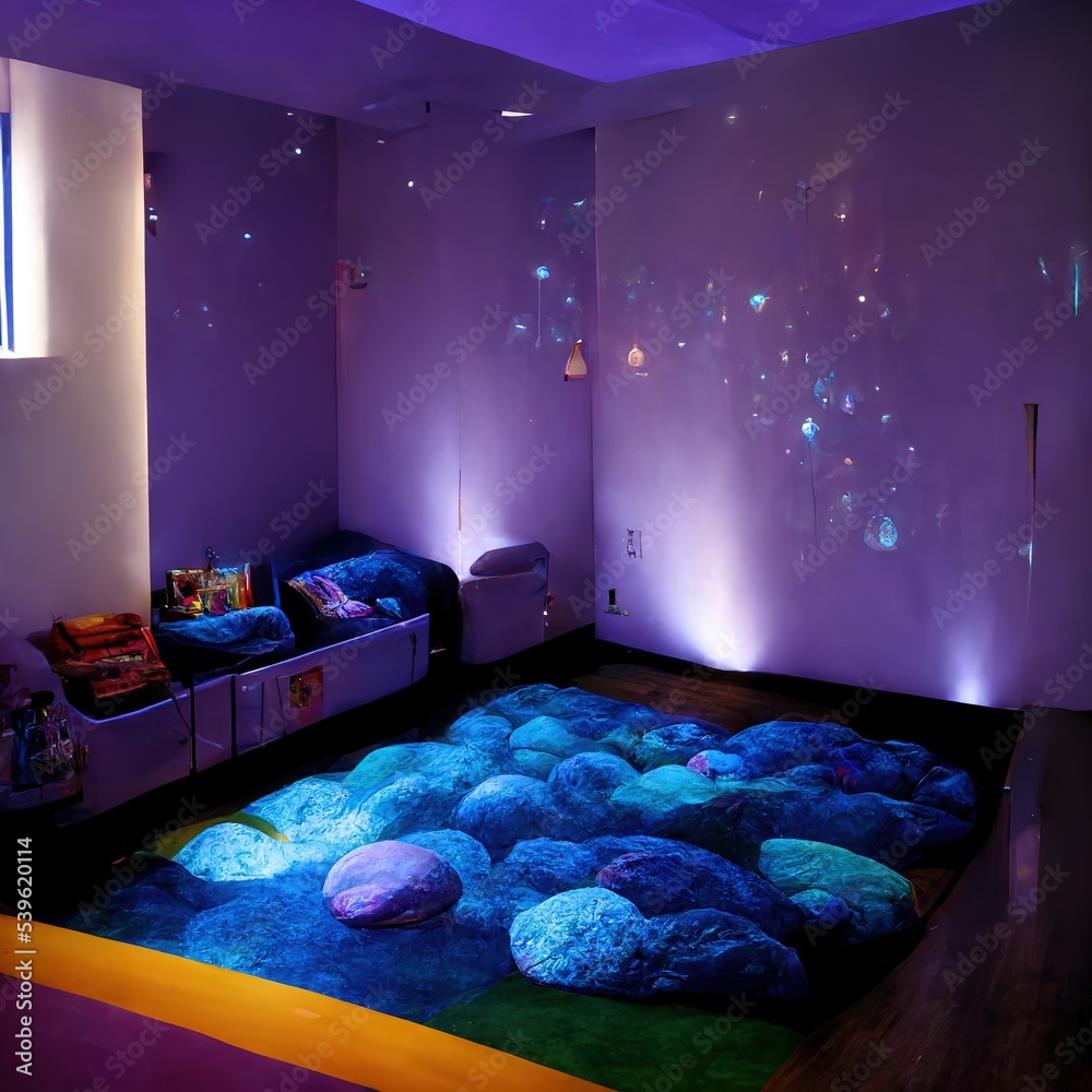interactive engaging sensory experience room for autism interior design ...