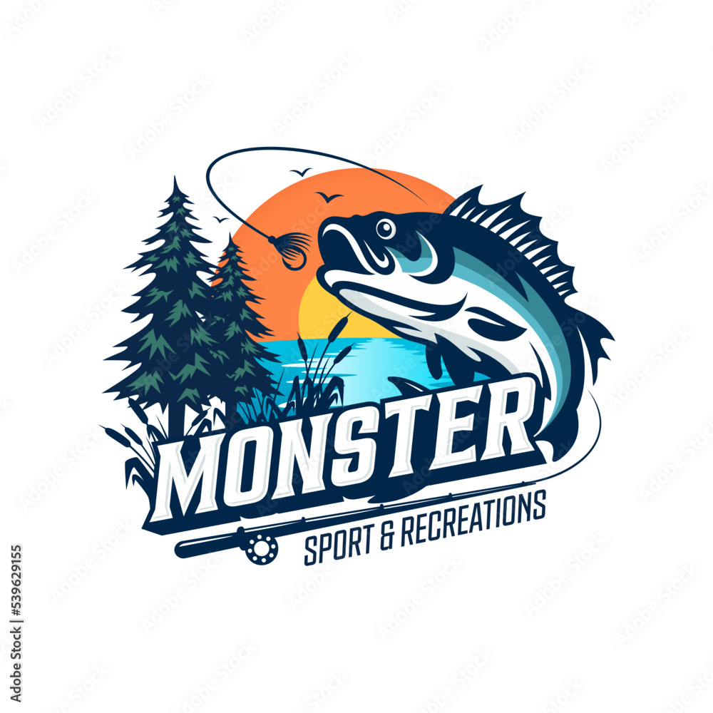 Sea Fishing Logo Free Customizable Fish Logo Templates | Canva