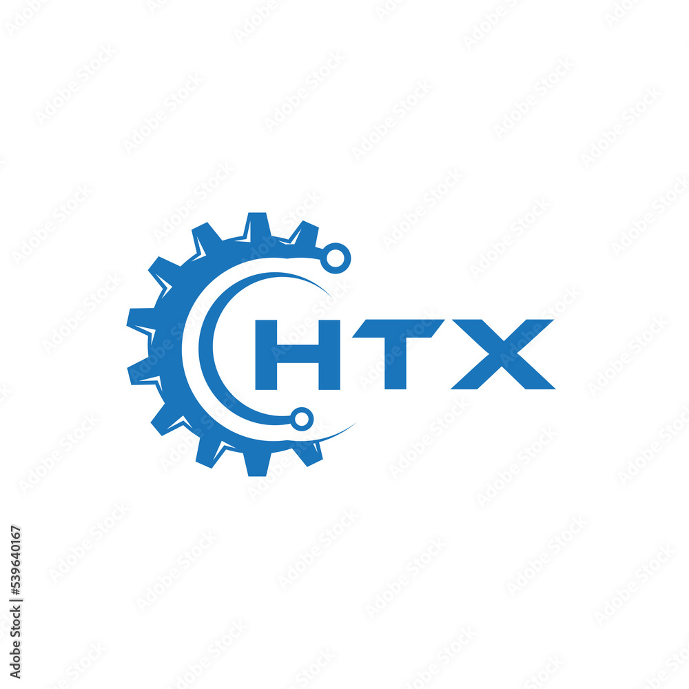 HTX letter technology logo design on white background. HTX creative ...