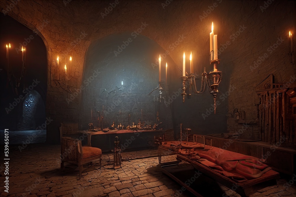 Halloween Themed Dungeon Rooms