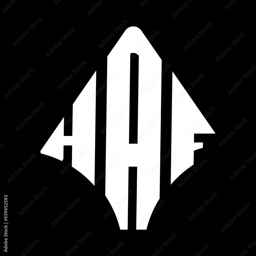 HAF logo. HAF logo letter logo design vector image. HAF letter logo ...