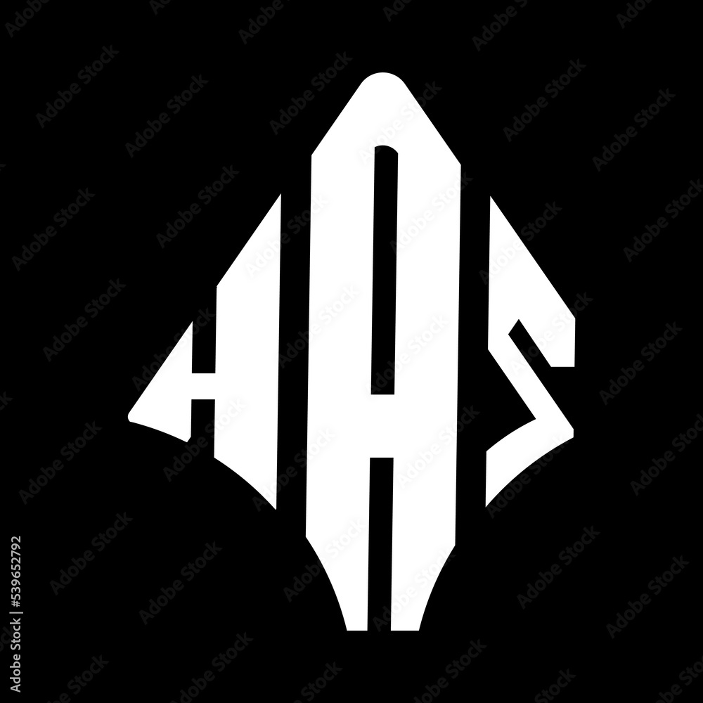 HAS logo. HAS logo letter logo design vector image. HAS letter logo design. HAS modern and ...