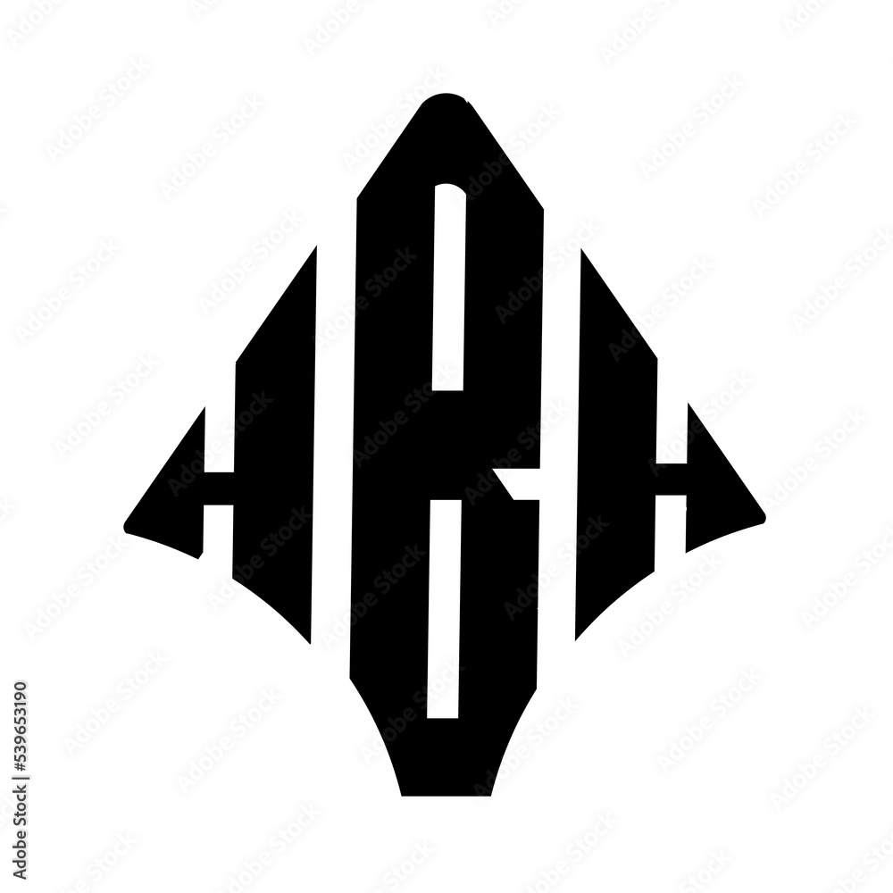 HBH logo. HBH logo letter logo design vector image. HBH letter logo ...