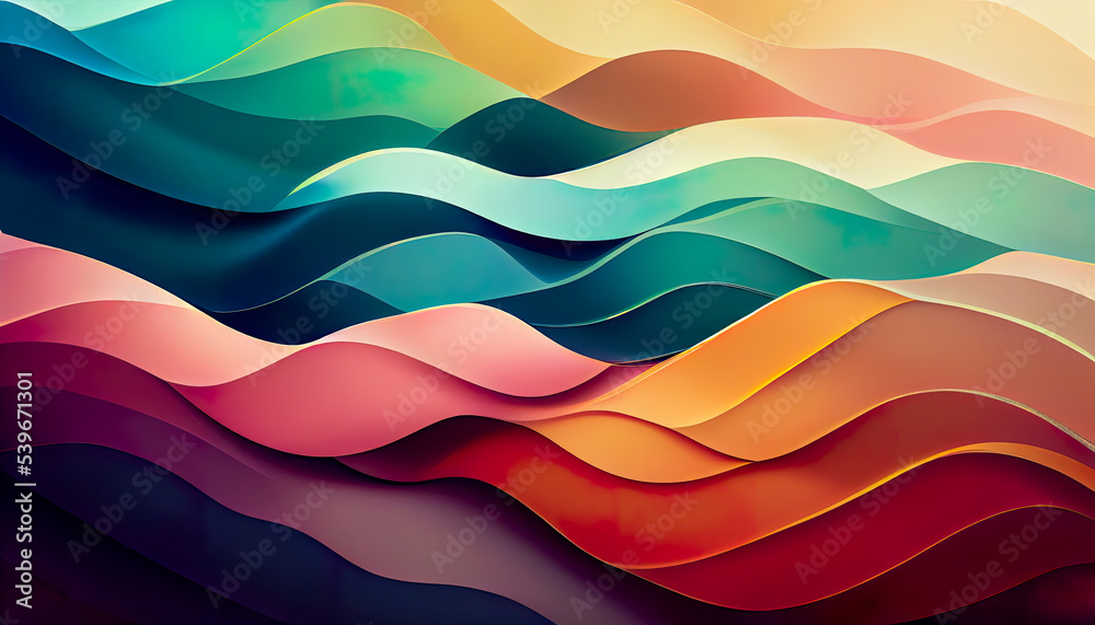 Abstract gradient wallpaper background header illustration Stock ...