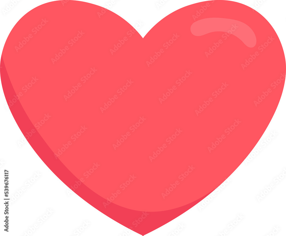 Heart Emoji Illustration Stock Illustration | Adobe Stock