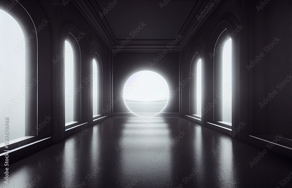 Midjourney render of mockup building Stock Illustration | Adobe Stock