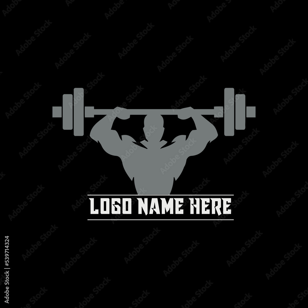bodybuilding, gym logo,bodybuilder and fitness logo vector Stock Vector ...