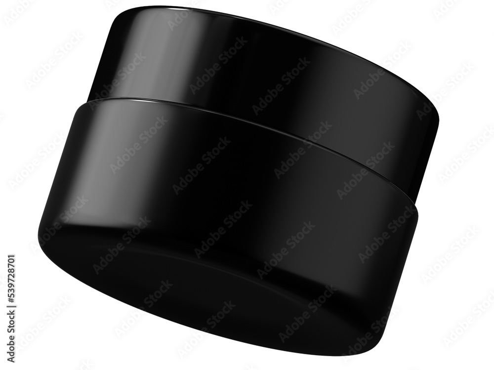 black cream box prepared for mockup with blank background Stock Photo ...