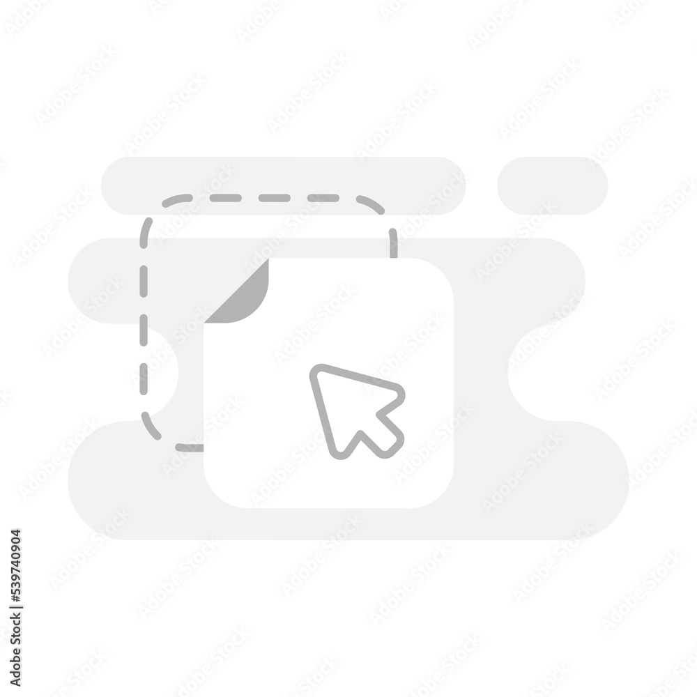 Drag And Drop Add Document File Concept Illustration Flat Design