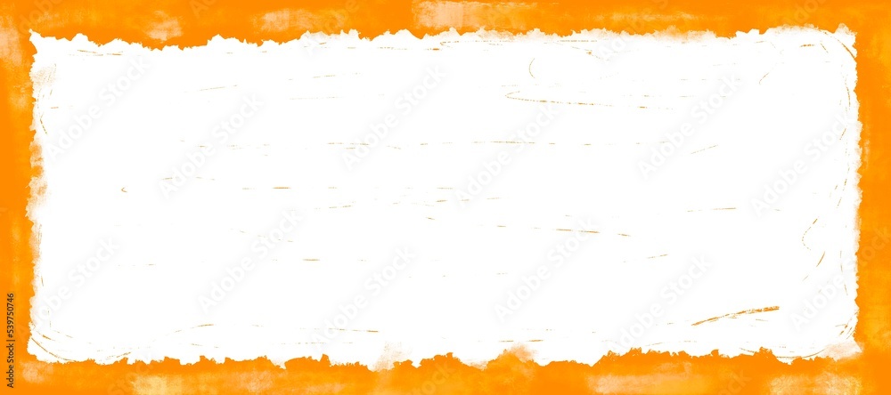 Abstract orange messy border line background template. Stock ...