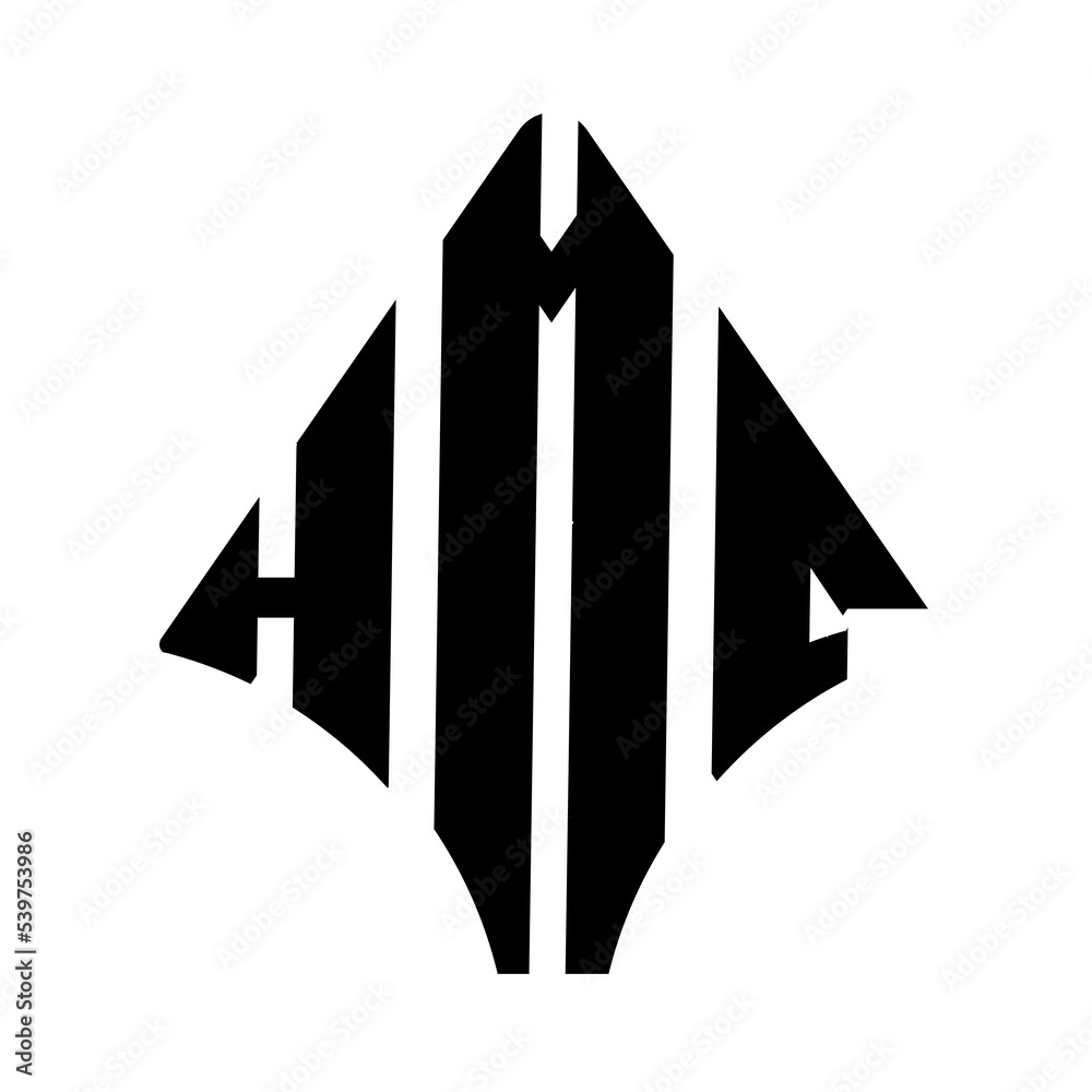 HMC logo. HMC logo letter logo design vector image. HMC letter logo ...