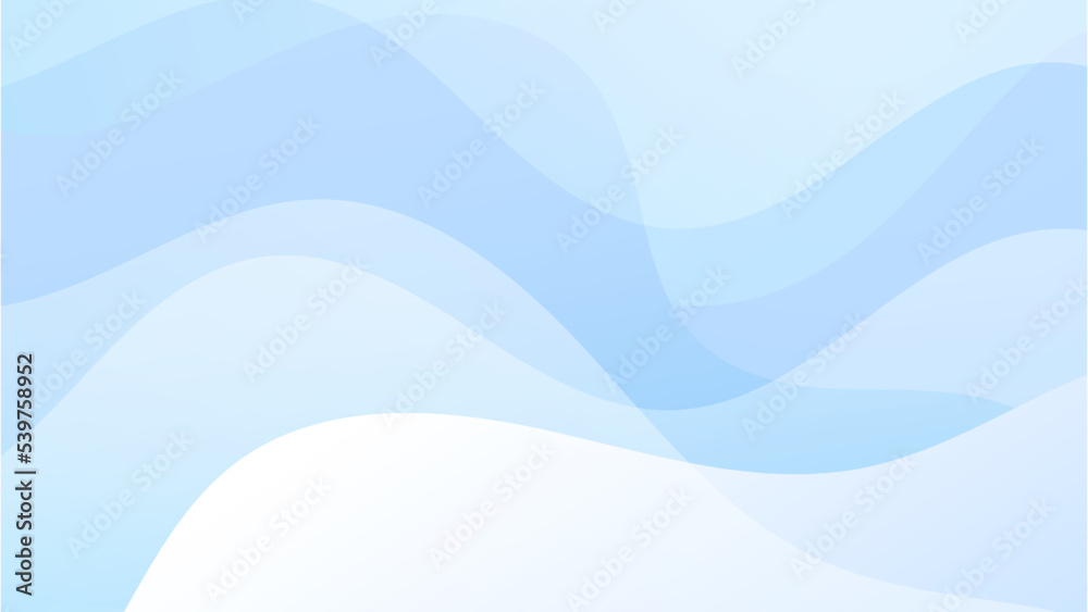 Abstract light blue and white gradient minimal background with wave ... Abstract light blue and white gradient minimal background with wave ...