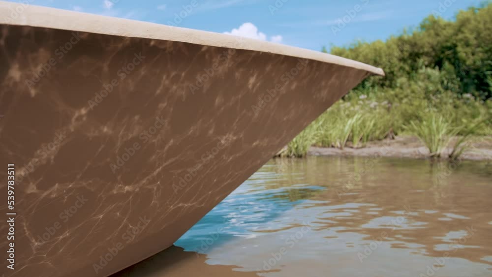 Beautiful reflection of the sun from the waves and ripples of water on ...