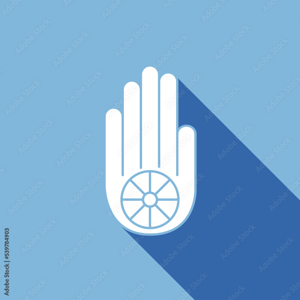 Jainism Symbol Hand