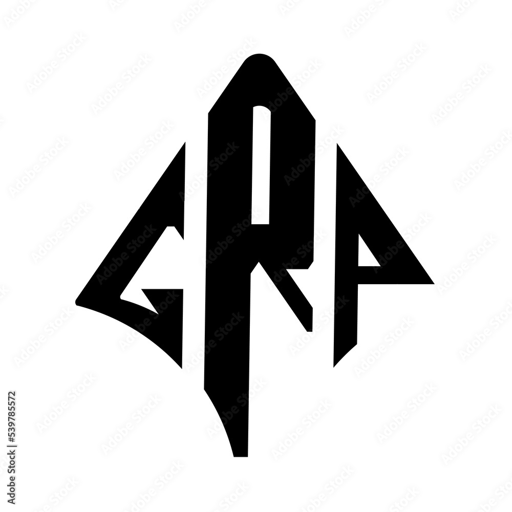 GRP logo. GRP logo letter logo design vector image. GRP letter logo ...