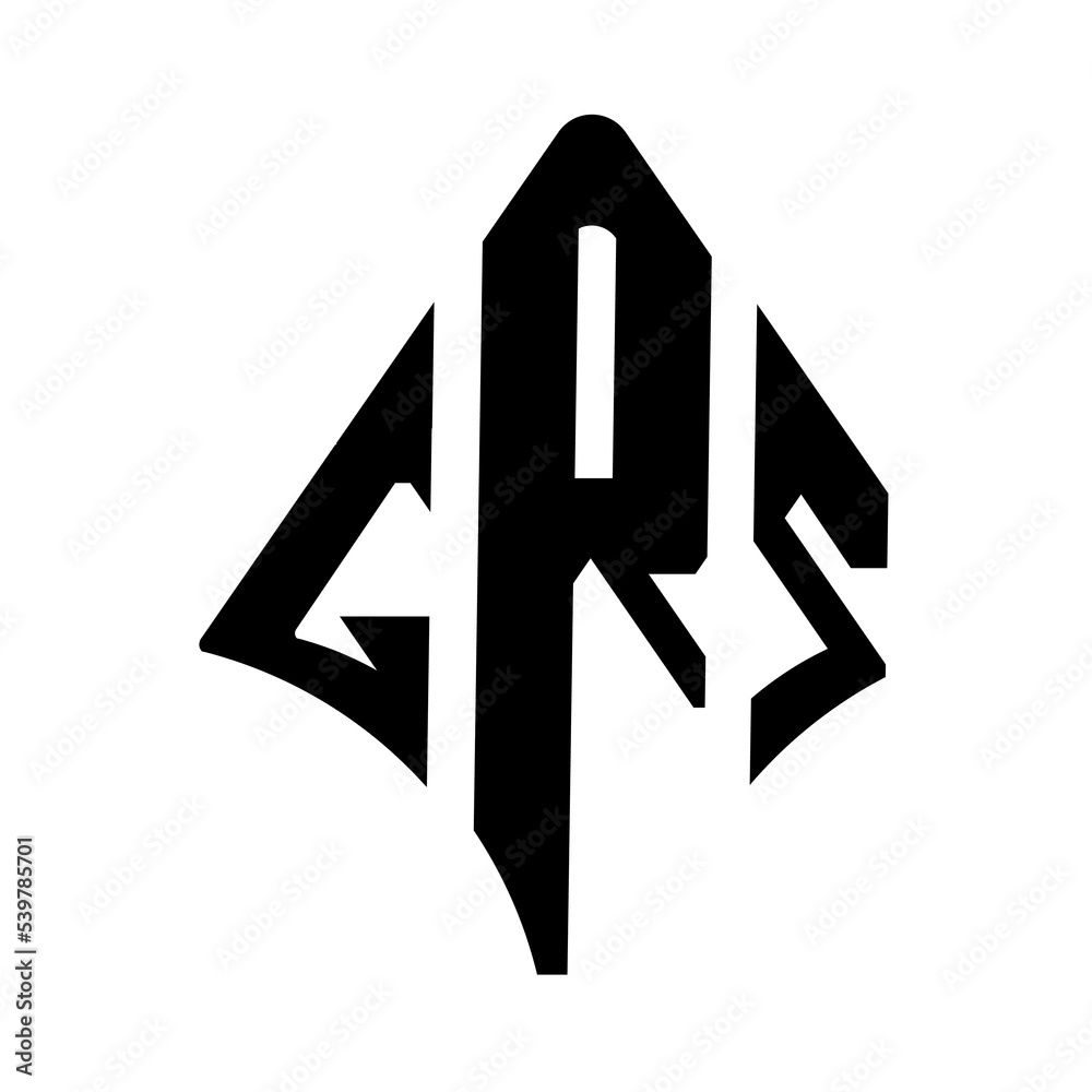 GRS logo. GRS logo letter logo design vector image. GRS letter logo ...