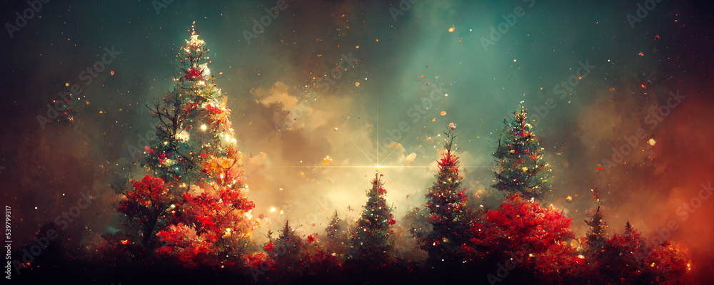 Christmas Tree Header