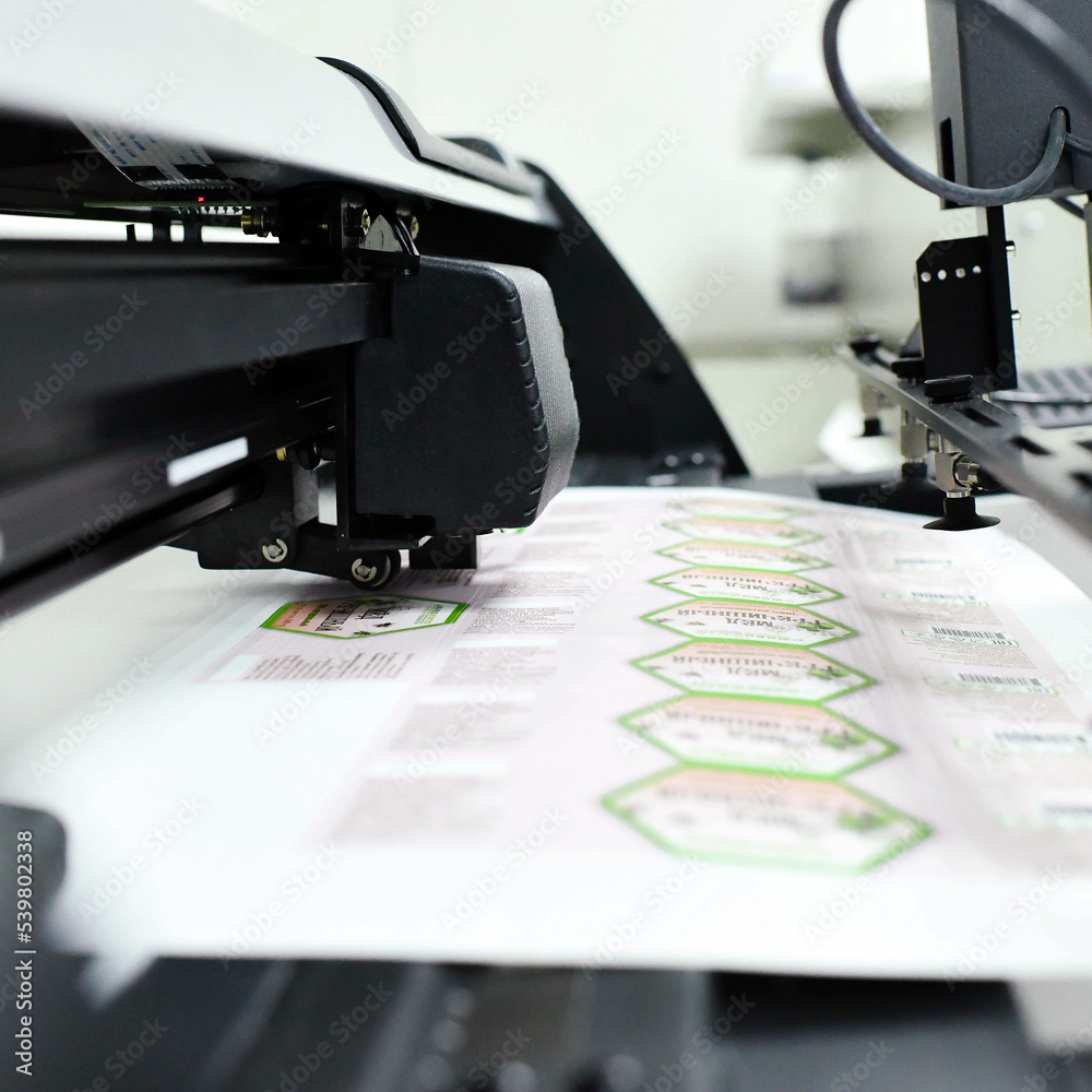 plotter cutting stickers typography polygraphy machine black labels ...