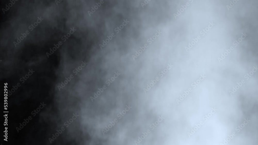 Abstract white smoke in slow motion. Smoke, Cloud of cold fog in light ...