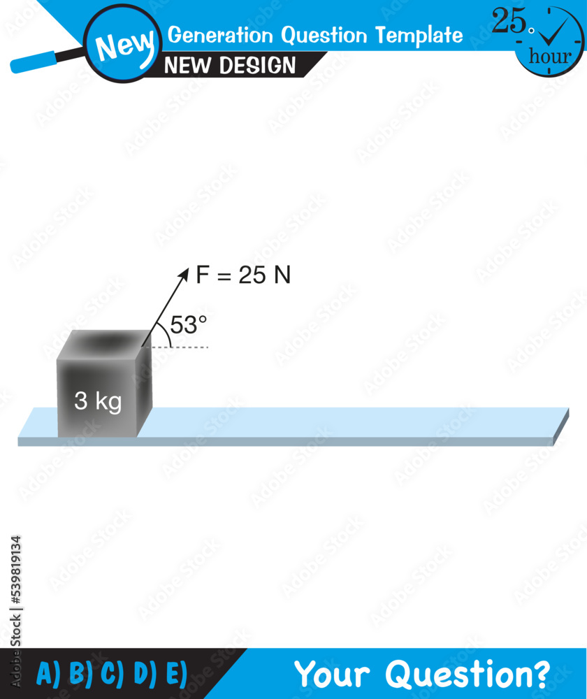 Physics Education Illustrations, Motion, The laws of motion, Simple ...