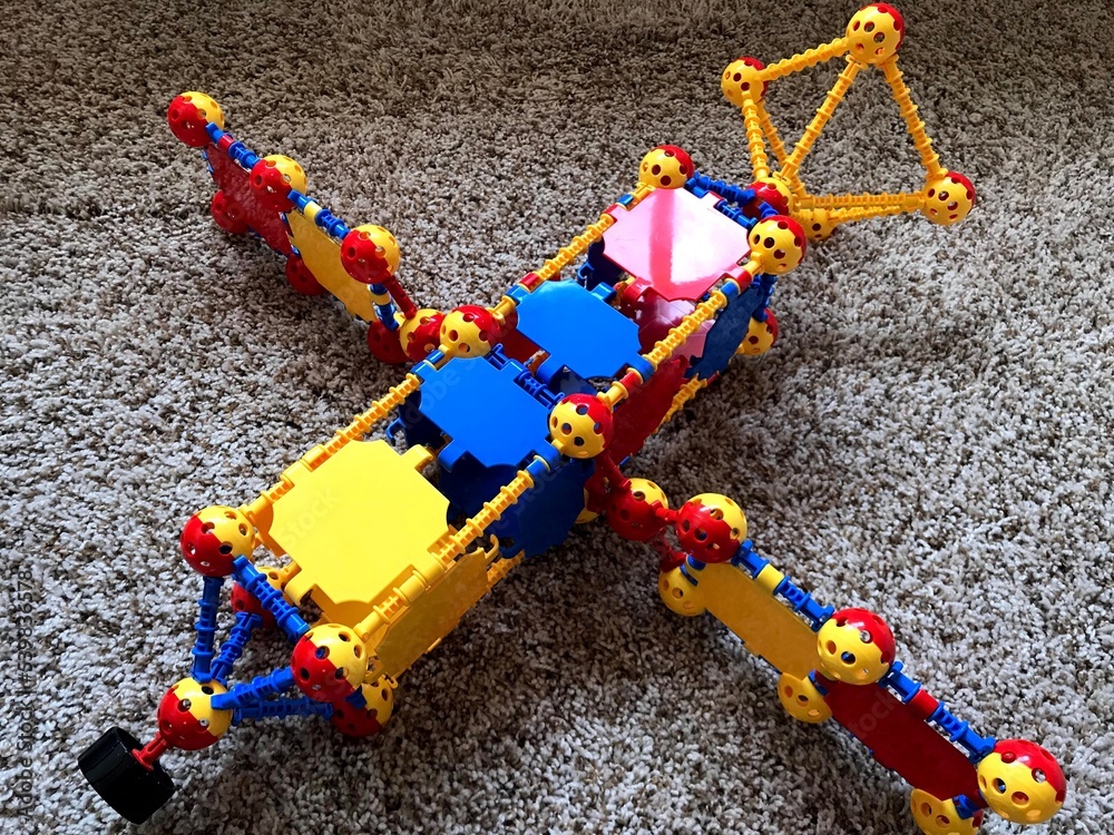 Photo of a model satellite created by a kid as a project using STEM ...