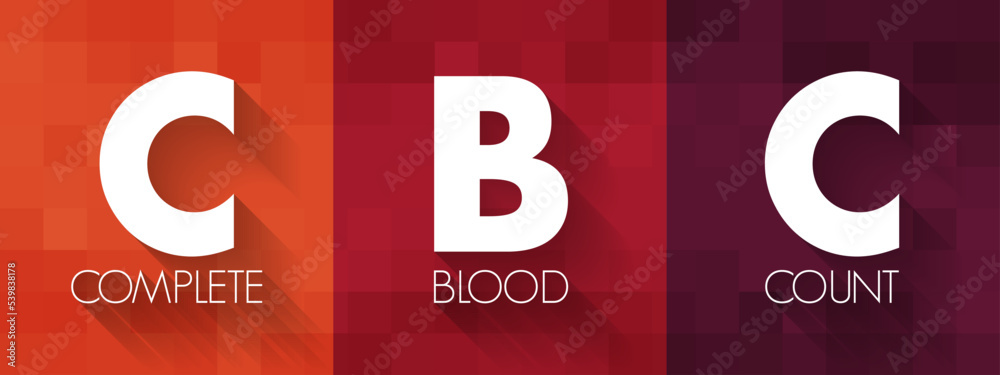 CBC Complete Blood Count - blood test used to evaluate your overall ...