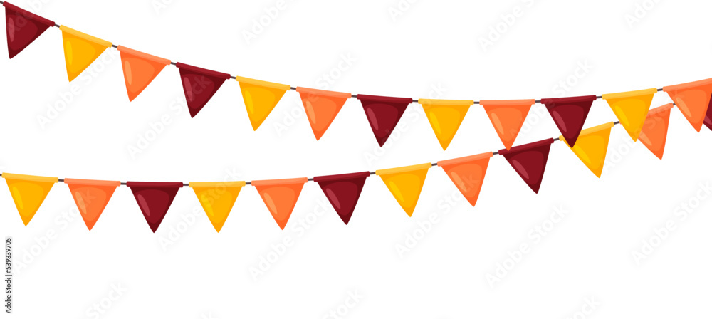 Yellow Triangle Banner Clipart