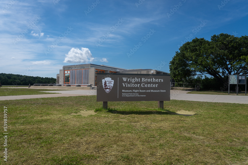 Wright Brothers National Memorial. Visitor Center at Kill Devil Hills ...
