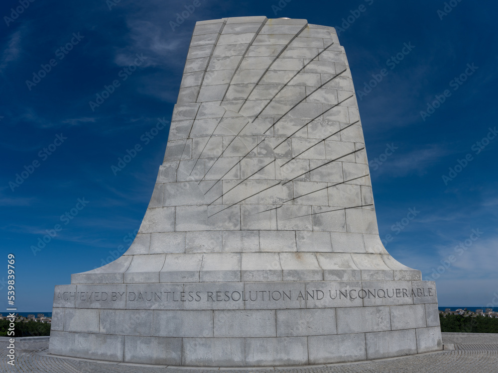 Wright Brothers Monument atop Kill Devil Hill honors the Wright ...