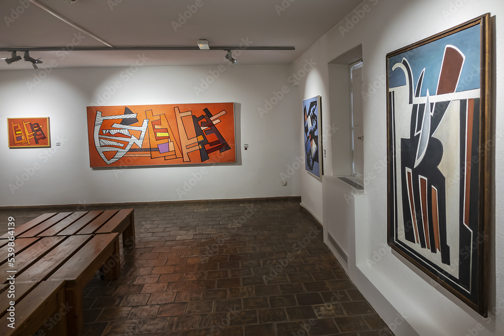 Fotka „Magnelli Museum in the Chateau de Vallauris. Alberto Magnelli ...