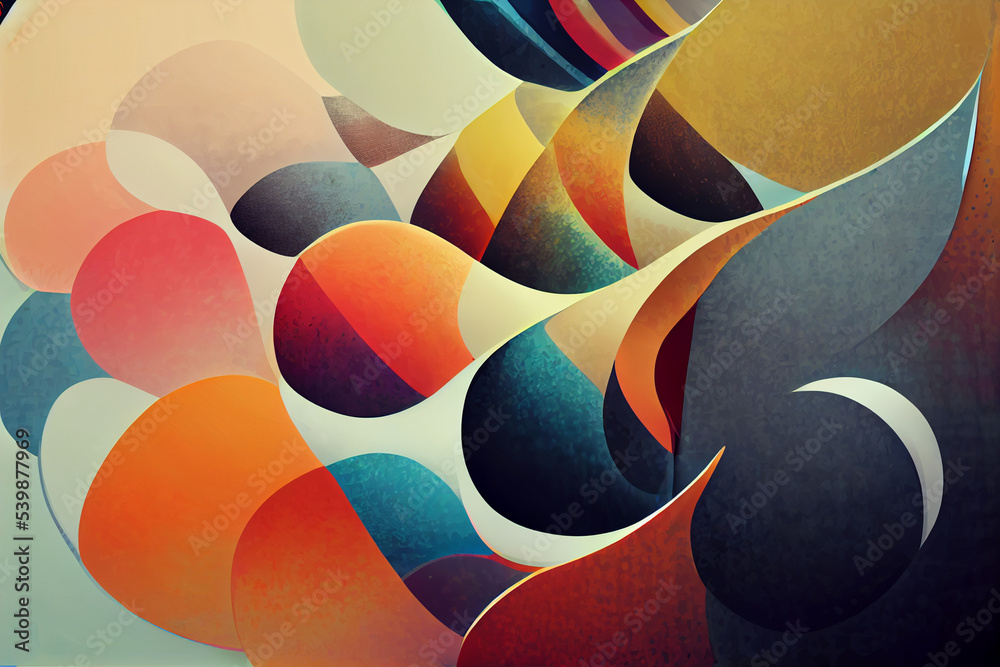 Pattern vector design colorful lines swooping swooshing blocks squares ...