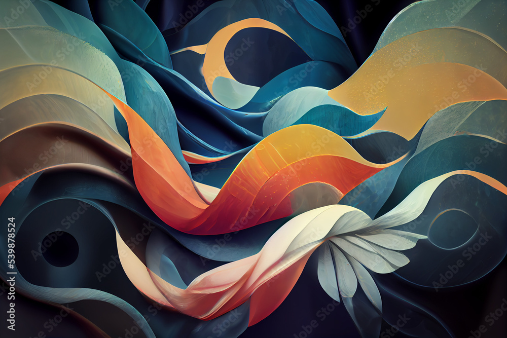 Pattern vector design colorful lines swooping swooshing blocks squares ...