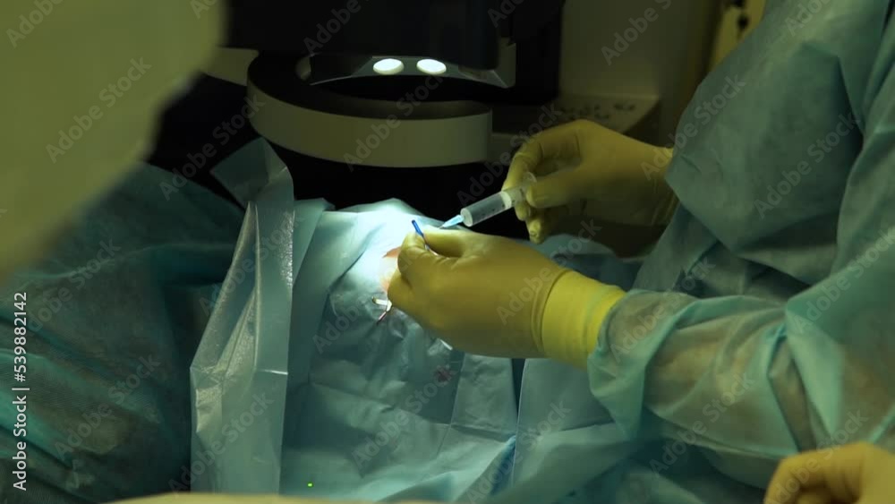 Eye surgery modern clinic retina microscope strabismus devices patient ...