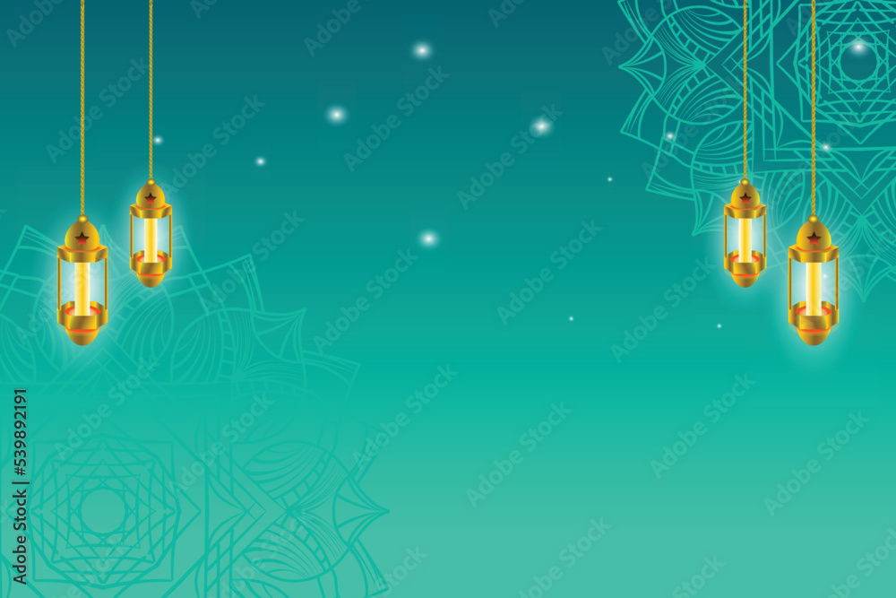 islamic arabic backdrop blank background design vector illustration ...