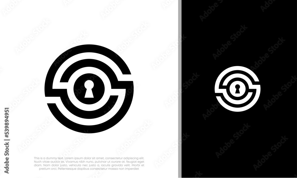 Abstract artificial intelligence logo. Innovative high tech logo ...