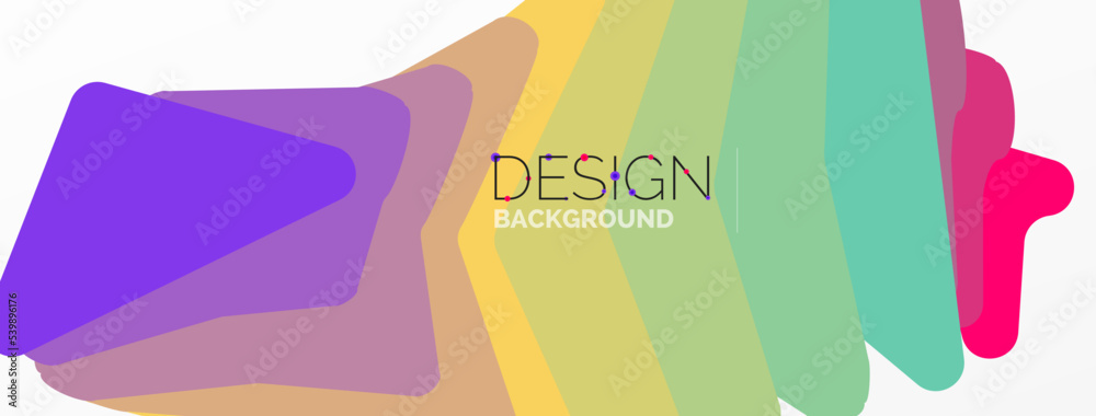 Background, creative geometric shapes composition with gradient effect ...
