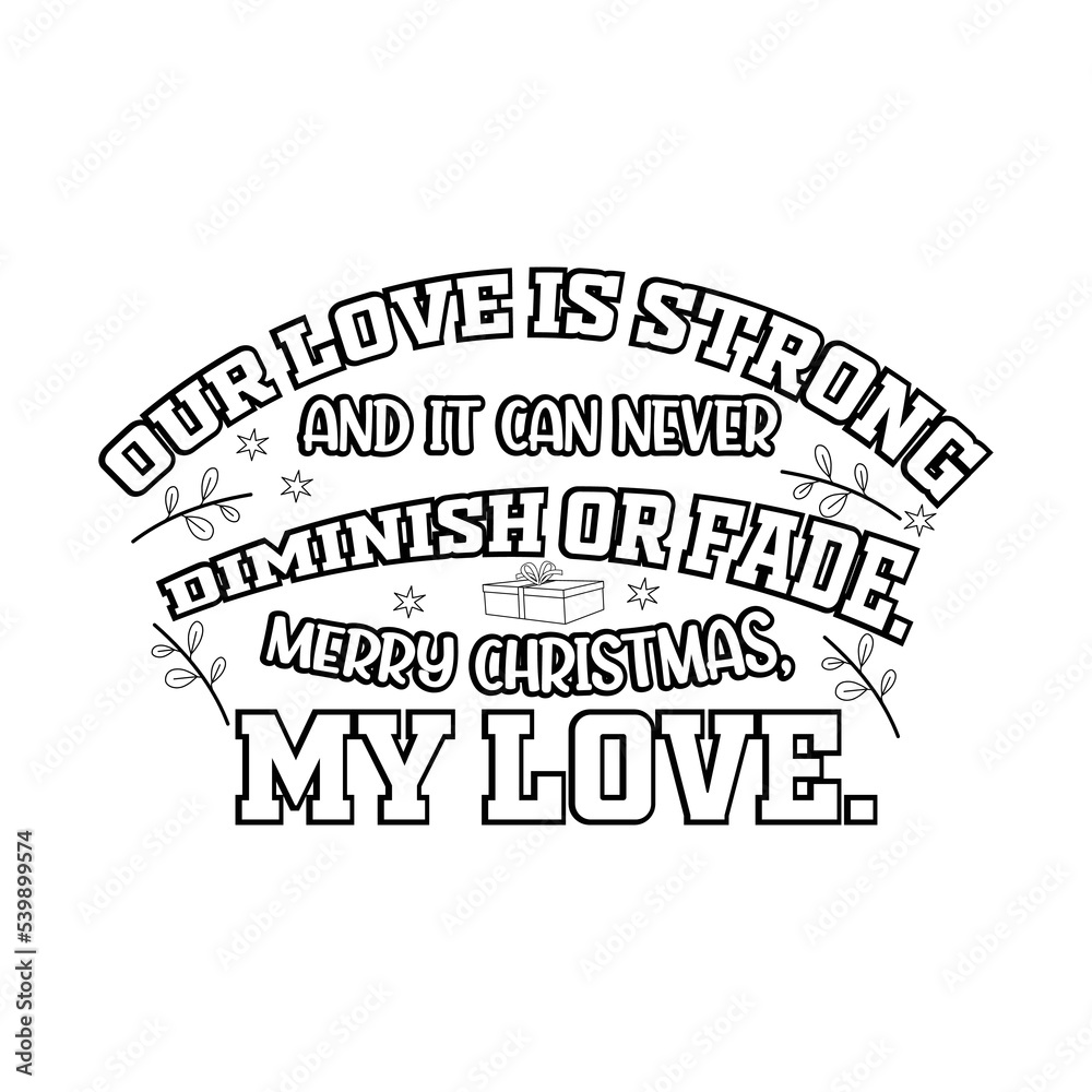 Merry Christmas Coloring page. Christmas line art coloring page design ...