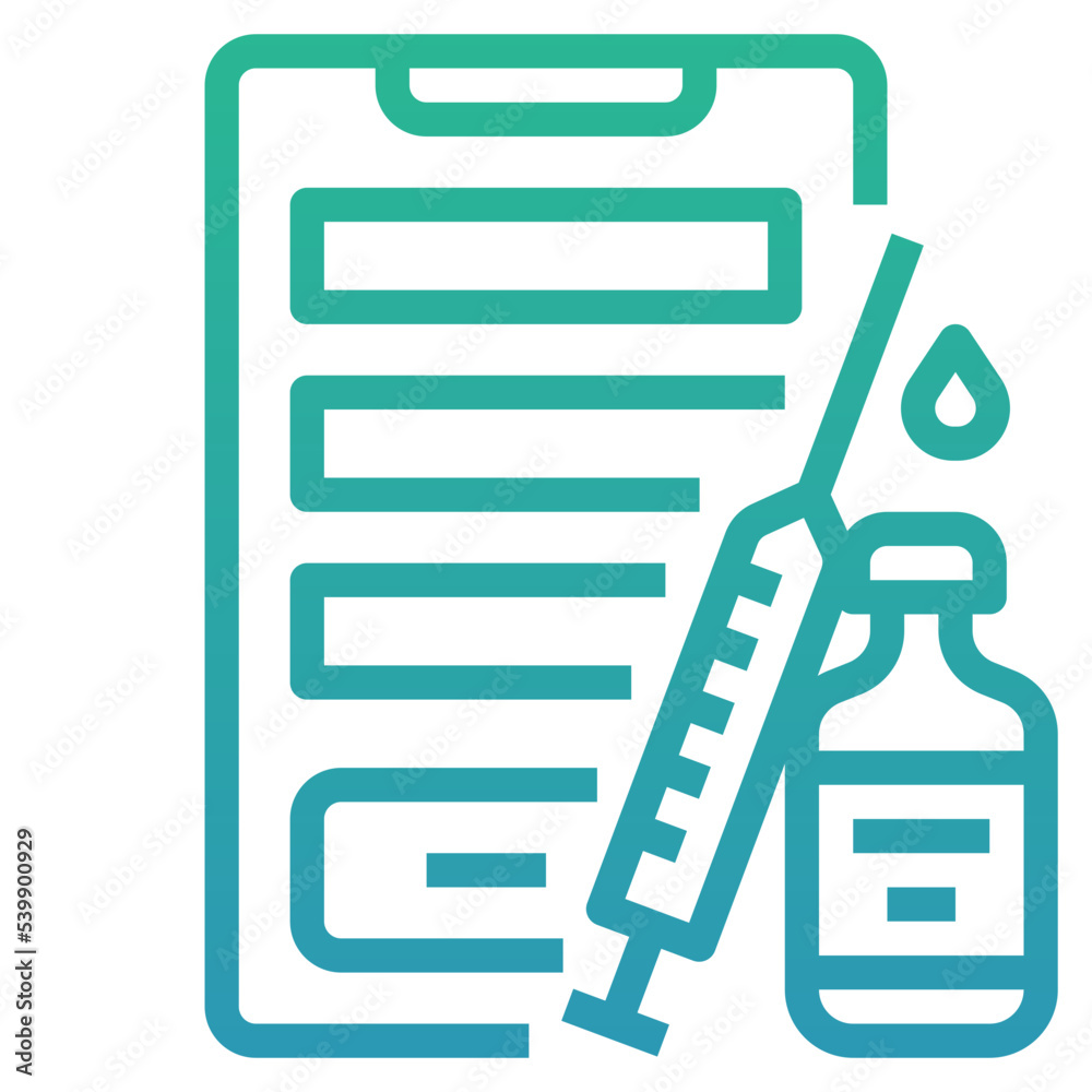 vaccine registration icon Stock Vector | Adobe Stock