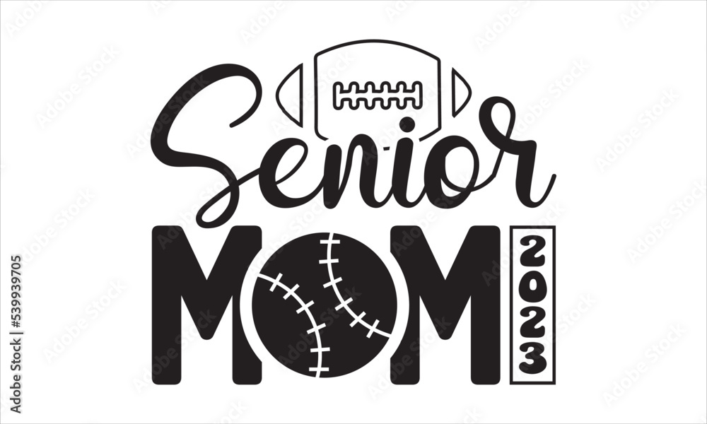 Senior mom 2023 SVG, baseball svg, baseball shirt, softball svg ...