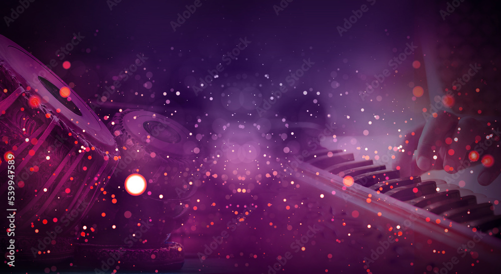 Qawwali background. 3d rendering illustration Stock Illustration ...