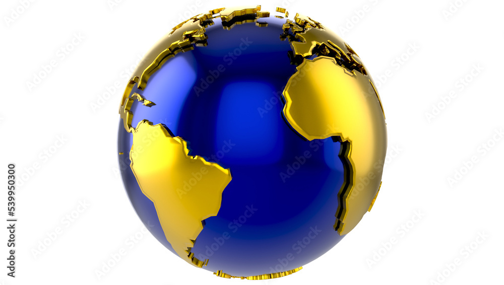 3d world map globe Transparent PNG Stock Illustration | Adobe Stock