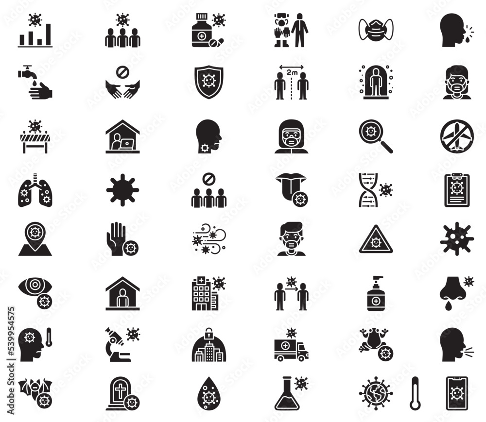 Infectious agents virus pathogen viral microorganism. coronavirus ...