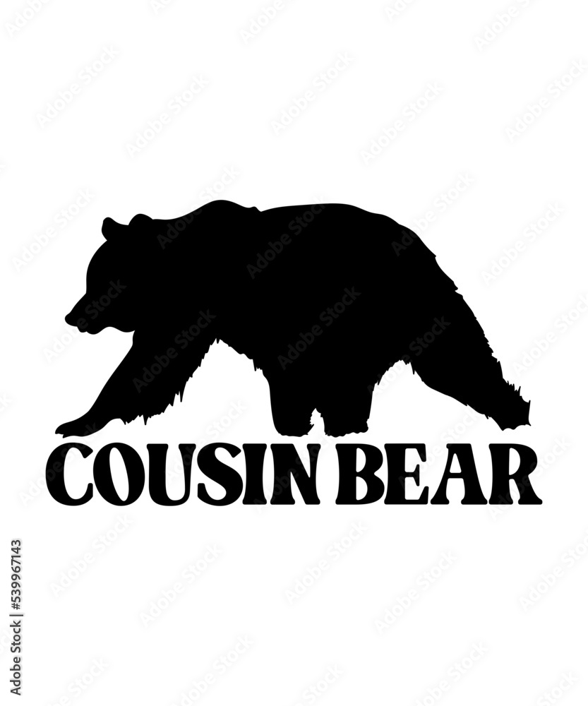 Bear SVG, Animal Svg, Wild bears svg, Bear Clipart, Bear Silhouette ...