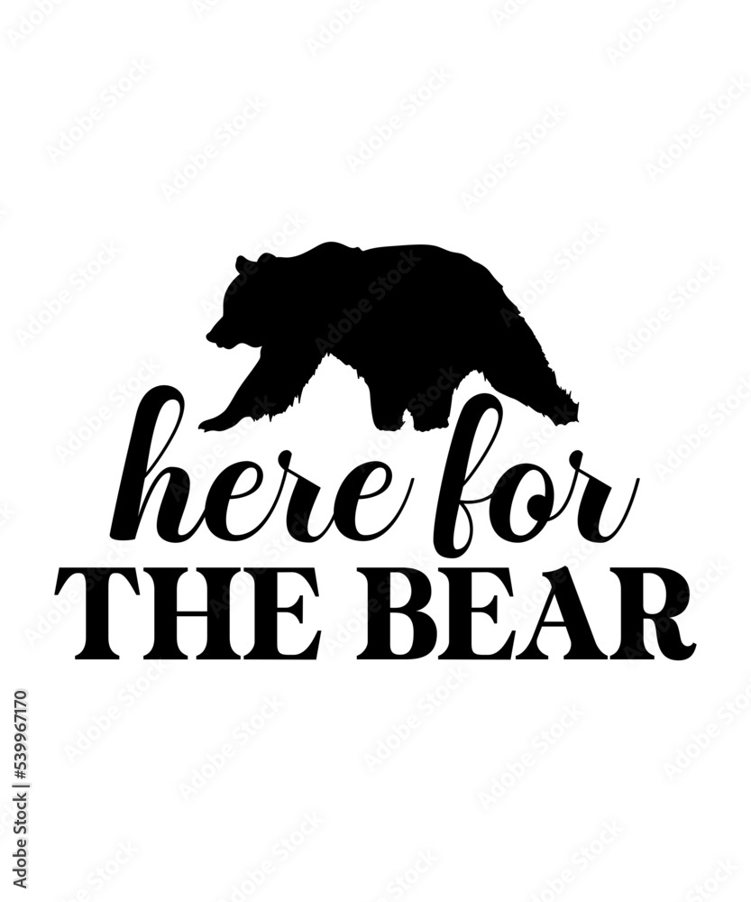 Bear SVG, Animal Svg, Wild bears svg, Bear Clipart, Bear Silhouette ...