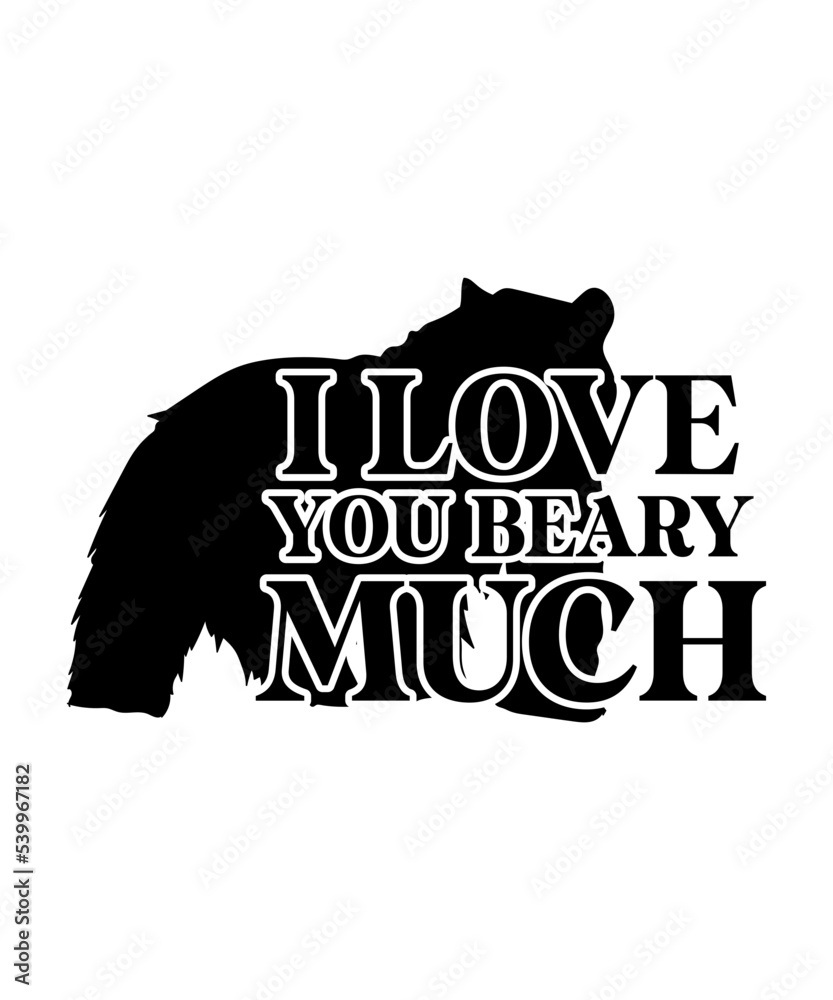 Bear SVG, Animal Svg, Wild bears svg, Bear Clipart, Bear Silhouette ...