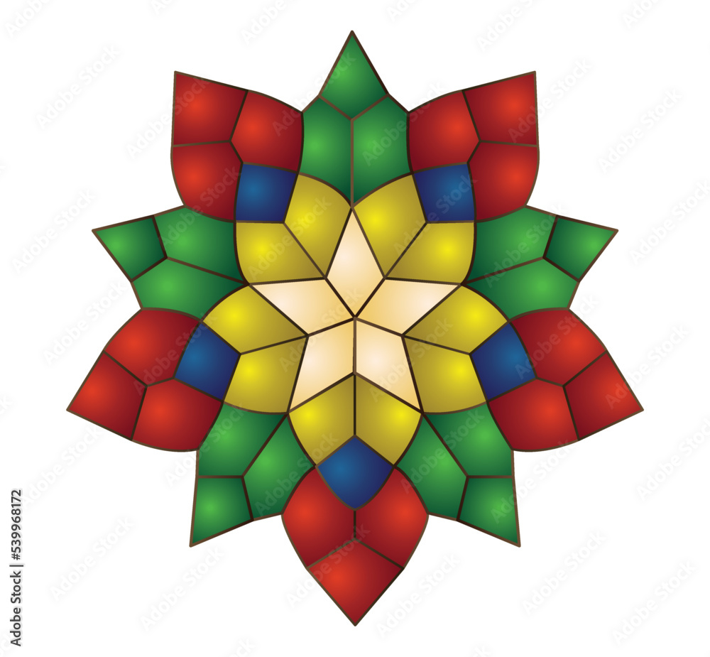 Pinoy Christmas Parol Lantern made of Capiz Stock Vector | Adobe Stock