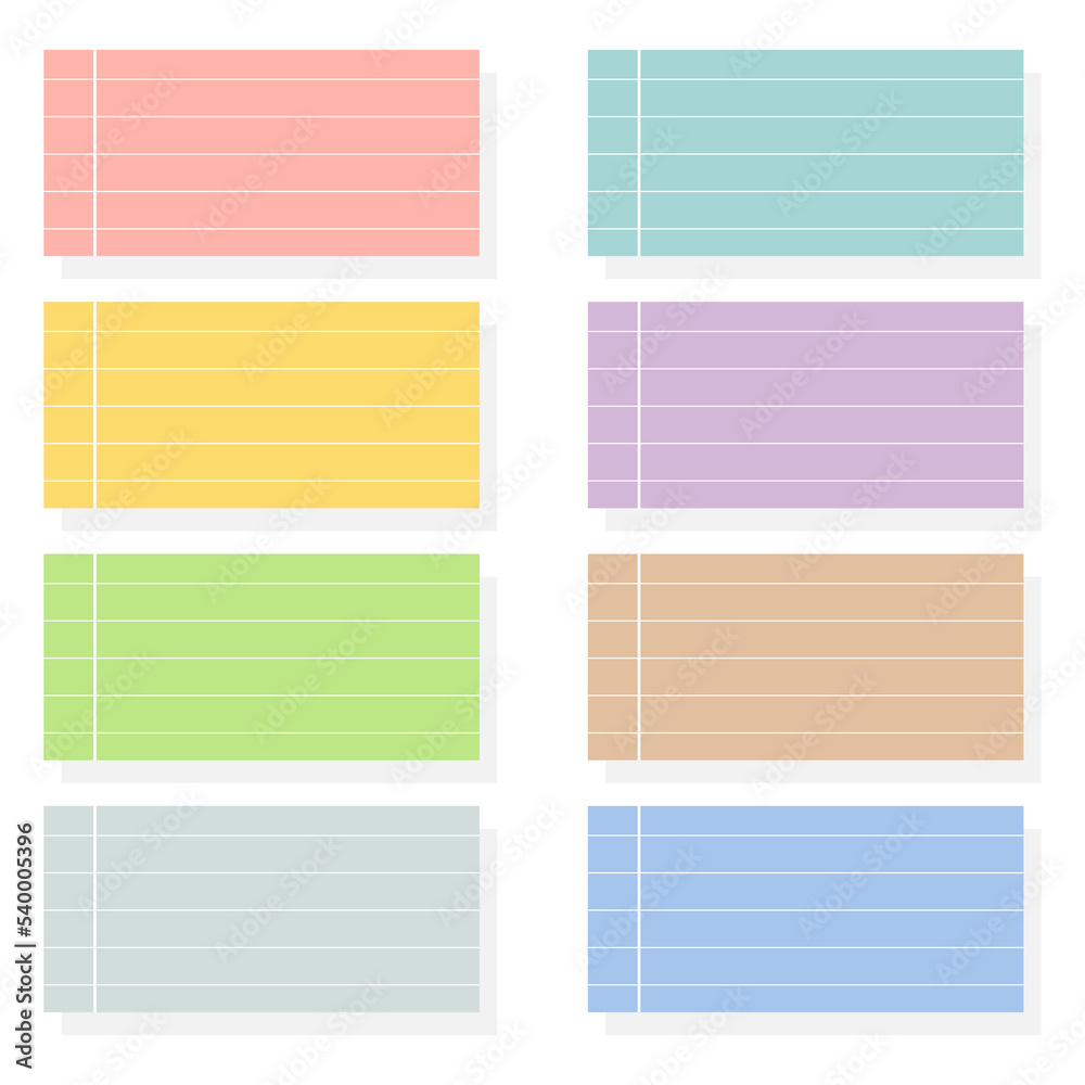 Cute paper notes. Stationary set. Scrapbook notes and cards.Printable ...